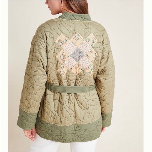Anthropologie | Jackets & Coats | Anthropologie Quilted Patchwork Kimono Jacket Nwt | Poshmark